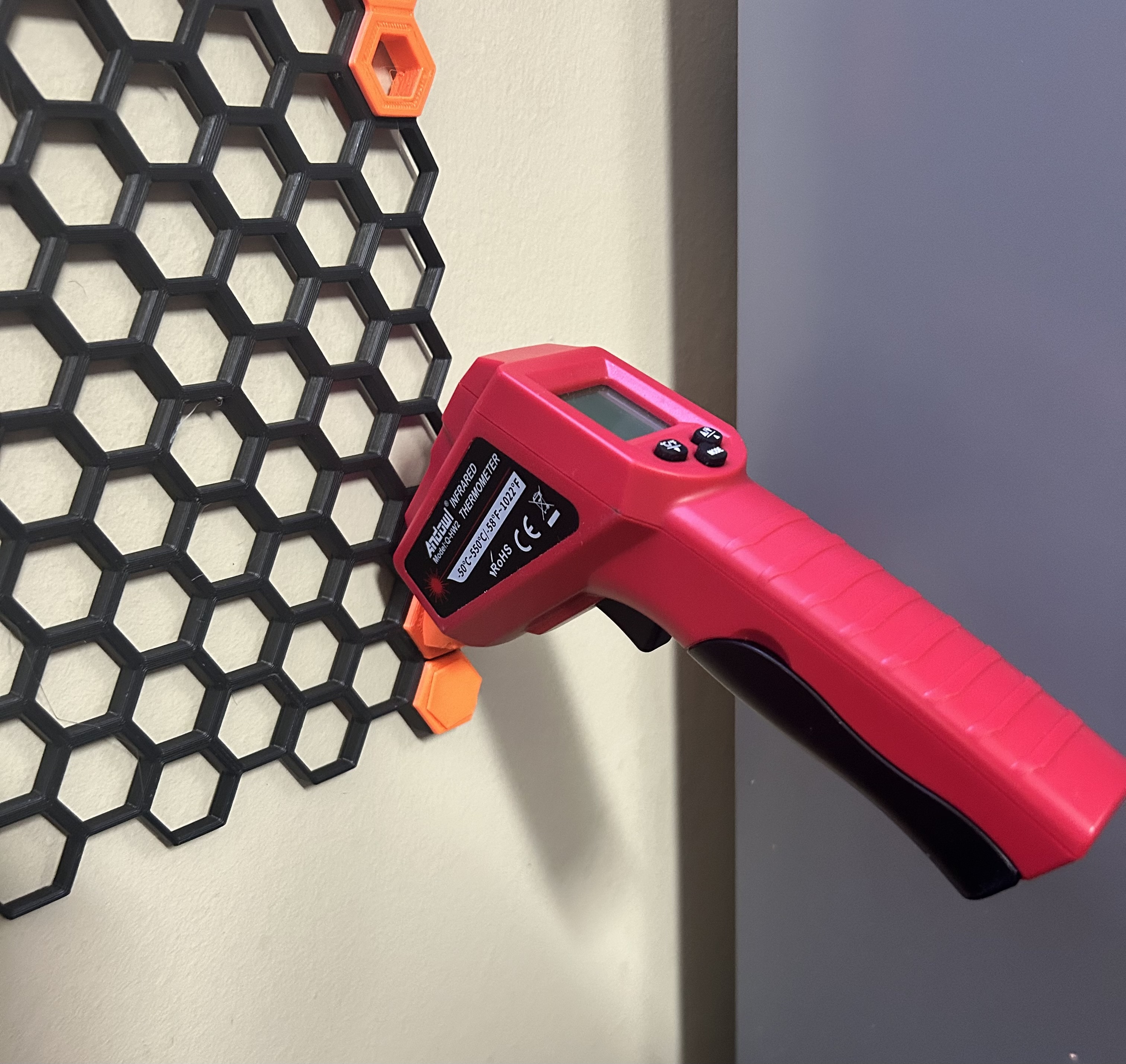 Honeycomb Storage Wall (HSW) IR Thermometer holder by pamyburgh ...