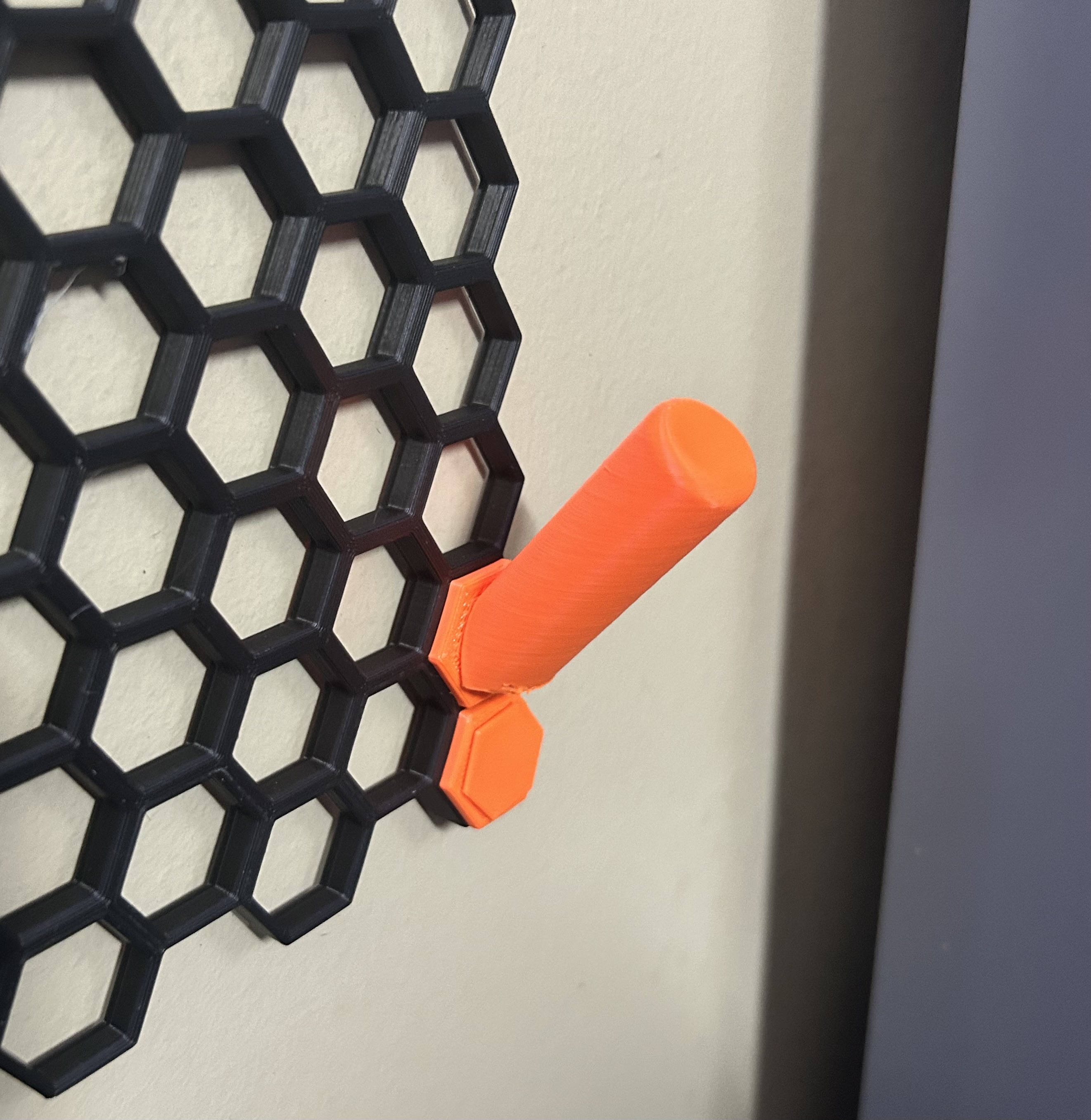 Honeycomb Storage Wall (HSW) IR Thermometer holder by pamyburgh | Download free STL model ...