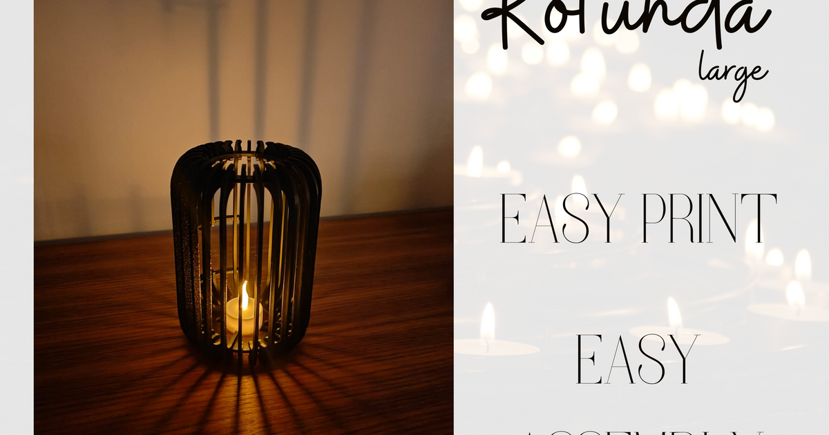 Modern Candlelight Collection: Rotunda (Large) by MIPI3D | Download ...