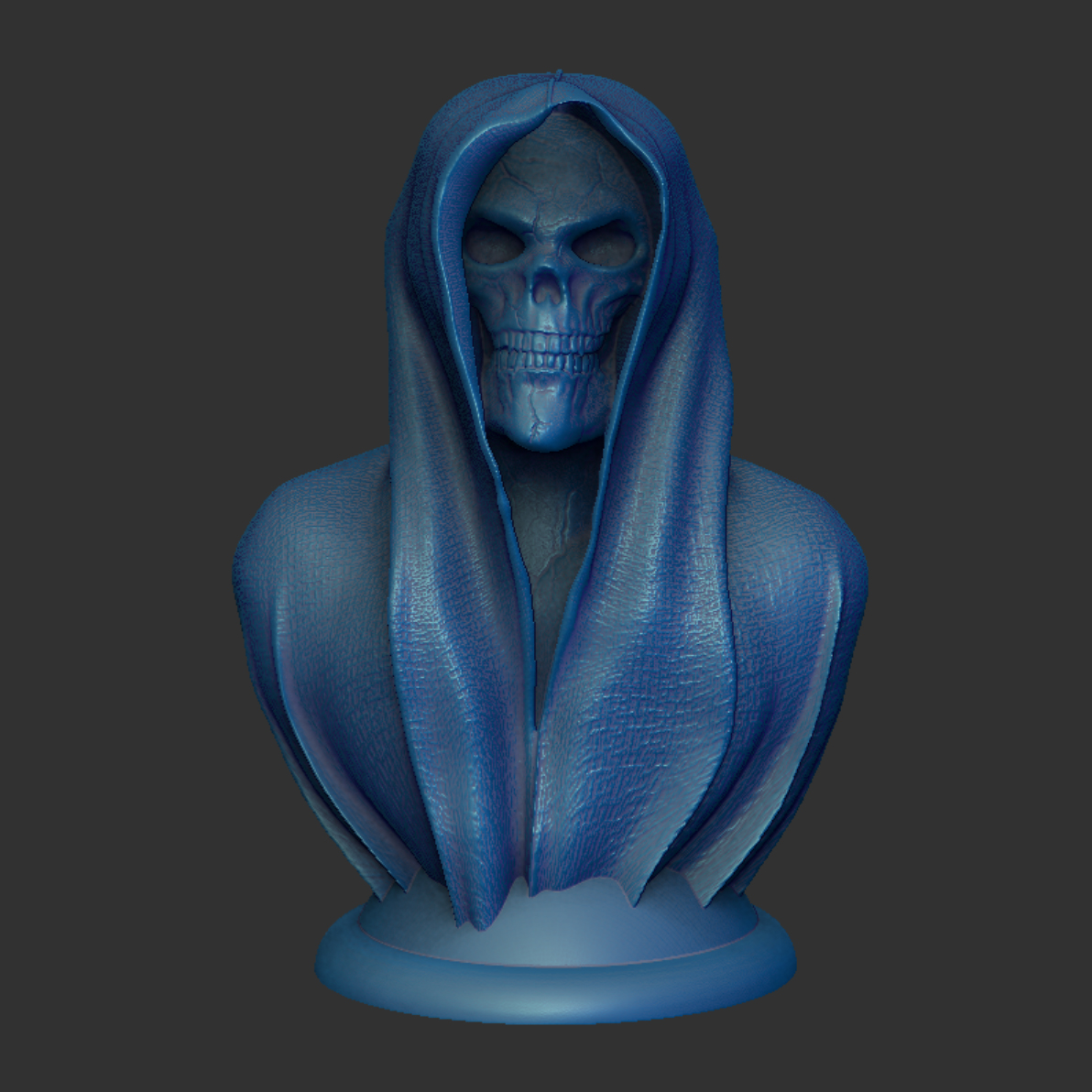 Cape-Skull Bust II - 3D-Model High-Polygon by Qu3D 3D-Design Art ...