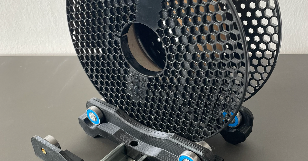 Filament Spool Holder for DIN Rails / IKEA 365 dry box container by ...