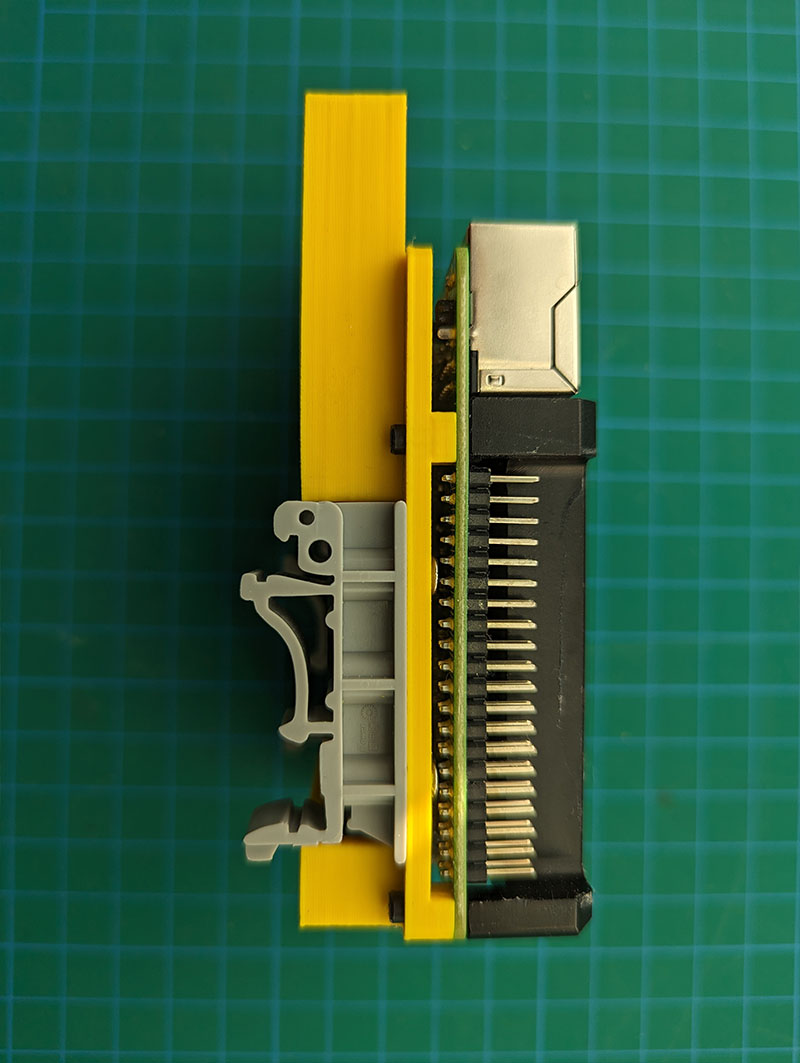 Compact Raspberry Pi4B with SSD DIN rail mount by Sasha Duric ...