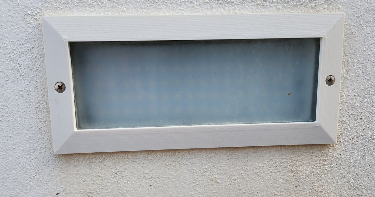 LED light cover replacement 200x70 nominal by DP design | Download free ...