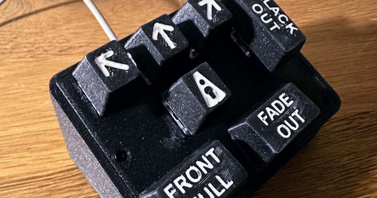 QLC+ keypad by sqroot | Download free STL model | Printables.com