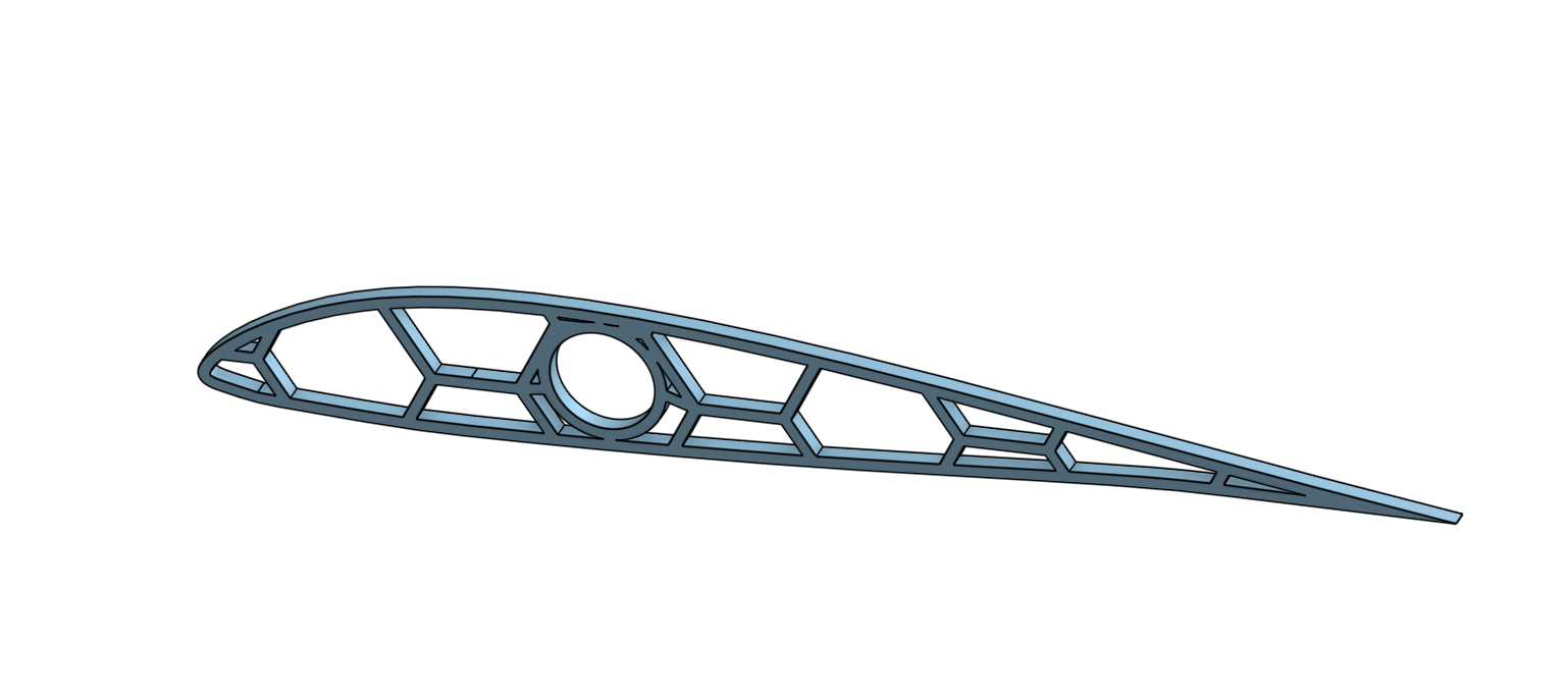 Supporting rib for plane wing by Theo Nichols | Download free STL model ...