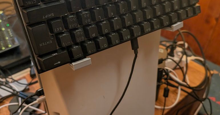 Playstation 5 keyboard hook by Laserclod | Download free STL model ...