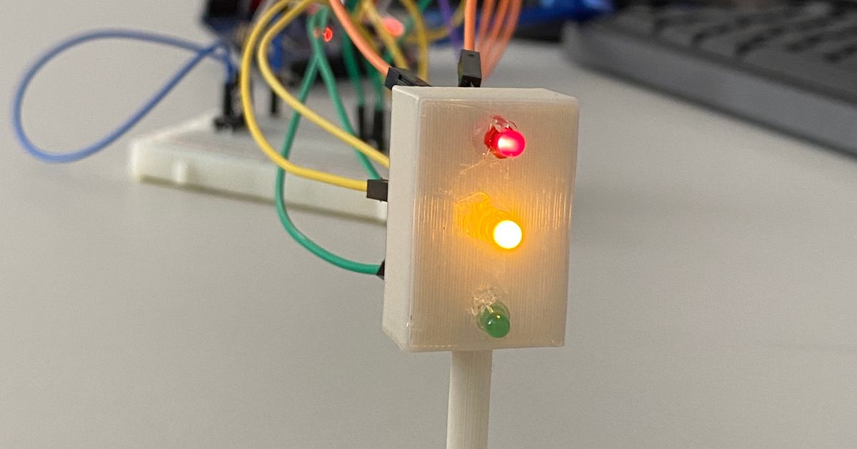 SEMAFOR - Arduino 01 by prumyslovka_trebesin | Download free STL model | Printables.com