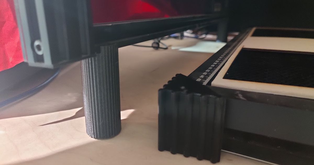 Laser engraver riser by owar | Download free STL model | Printables.com