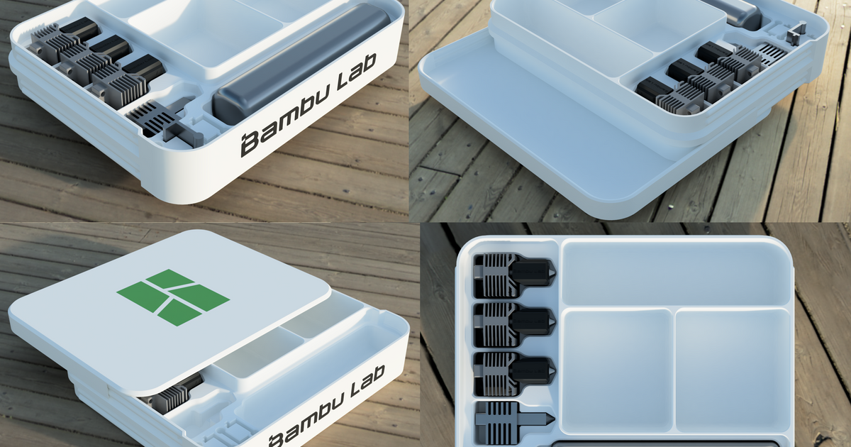 Medium Accessory Box for Bambu by OlleMark | Download free STL model ...