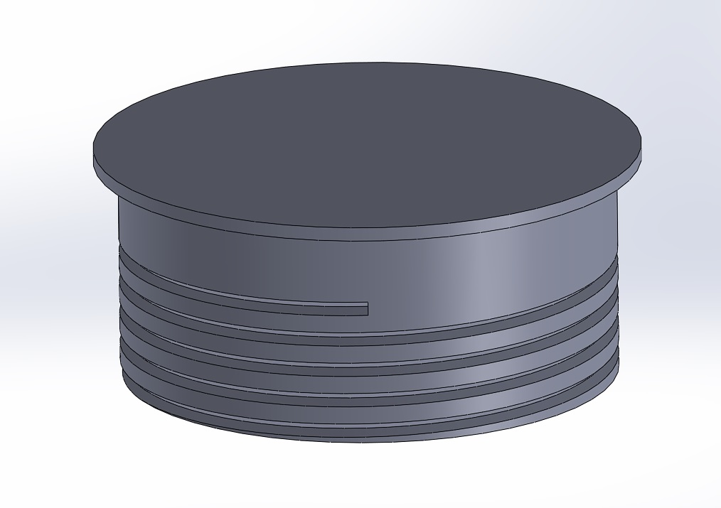 Garden Table Hole Cover (Diam. 50mm) by GR 3D Solutions | Download free ...