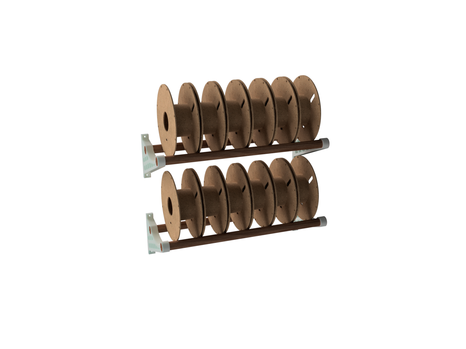 Filament Spool Wall Mount/Rack - VAROE by VAROE | Download free STL ...