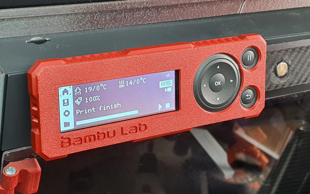 Bambulab P1P/P1S screen Cover por Daniel | Descargar modelo STL ...