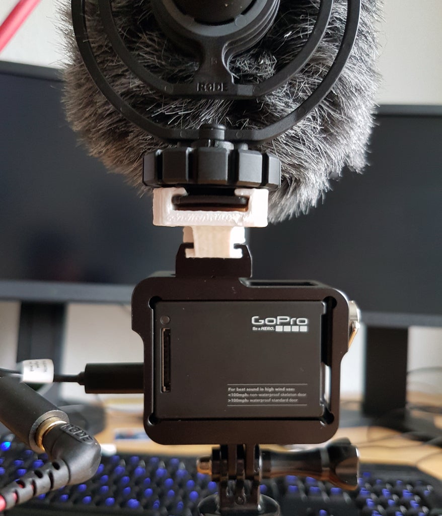 GoPro - Rode VideoMic Micro -Adapter by flazer | Download free STL ...