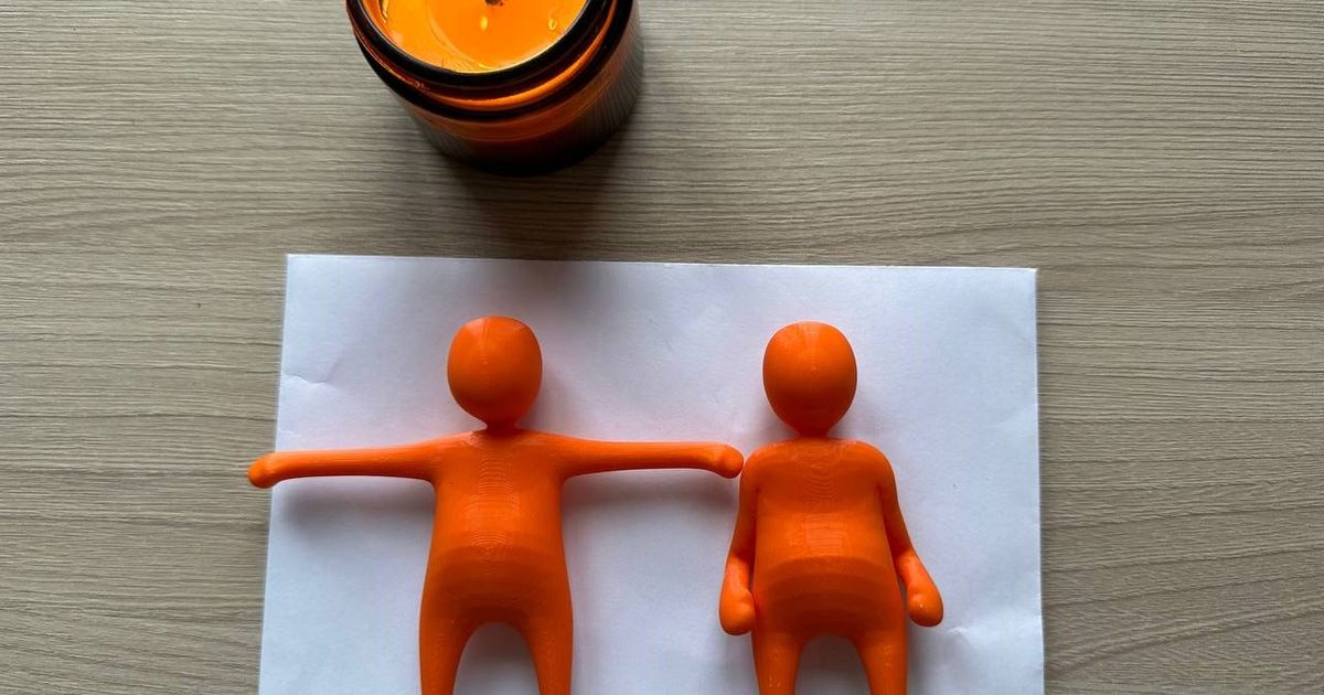 Human: fall flat by Alex Trask | Download free STL model | Printables.com