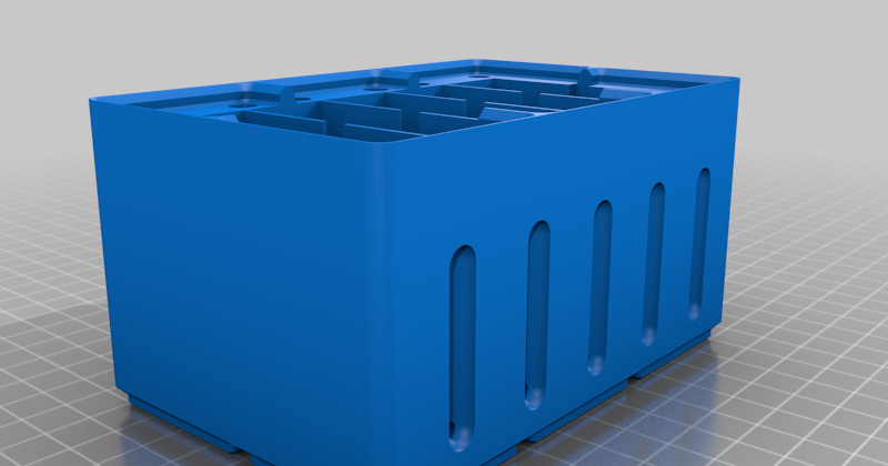 Gridfinity Stackable Wire Spool Holder by UrcH | Download free STL model | Printables.com