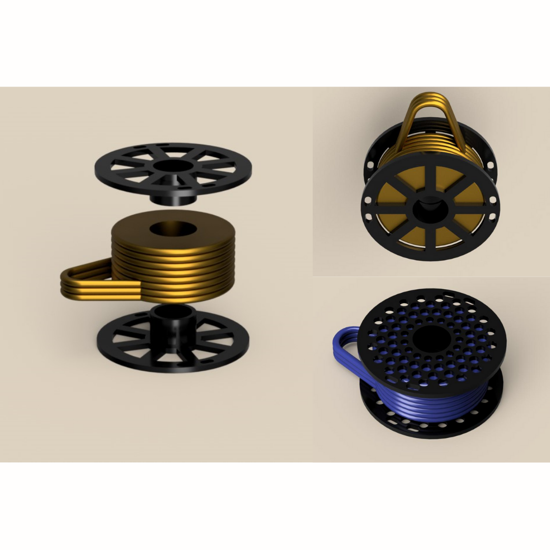 Mini 3D Spool for Christmas Tree by SerVito3D | Download free STL model ...