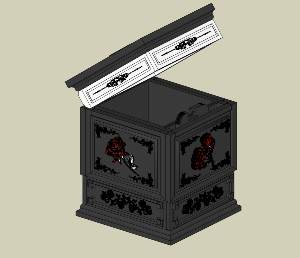 Secret Latch Rose Box by Zij Design | Download free STL model ...
