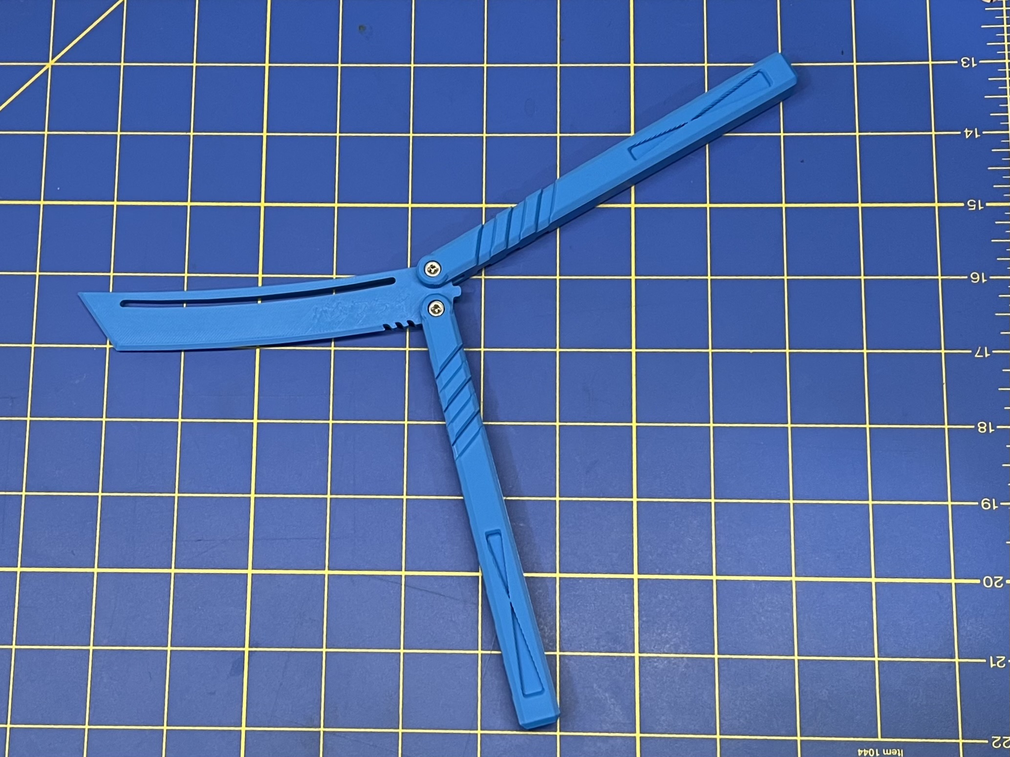Tanto Blade Balisong II by Y F | Download free STL model | Printables.com
