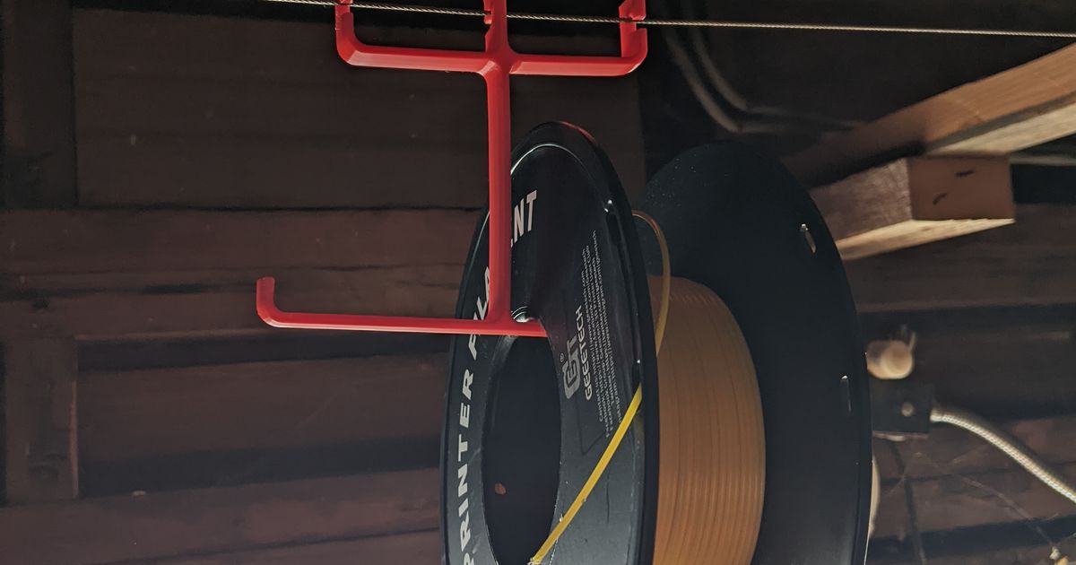 Simple Spool Hanger by neotoy | Download free STL model | Printables.com