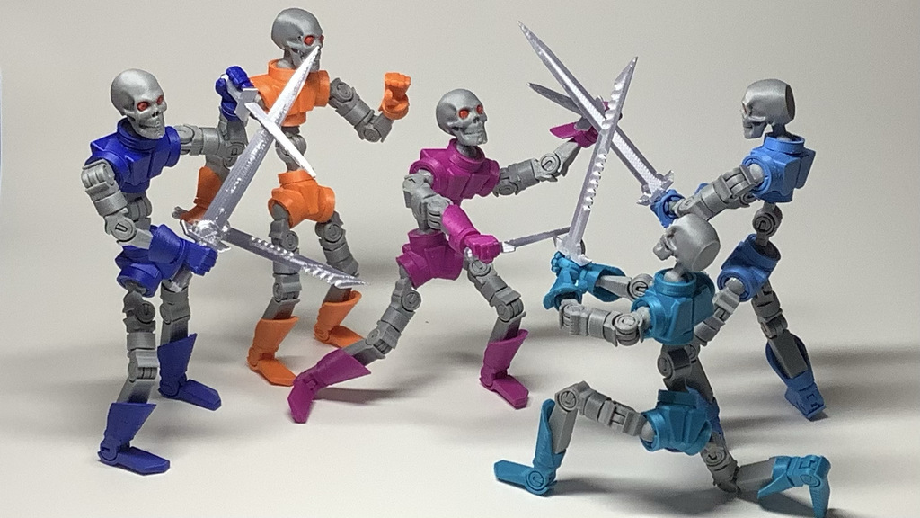 fully posable robot by JMV38 | Download free STL model | Printables.com