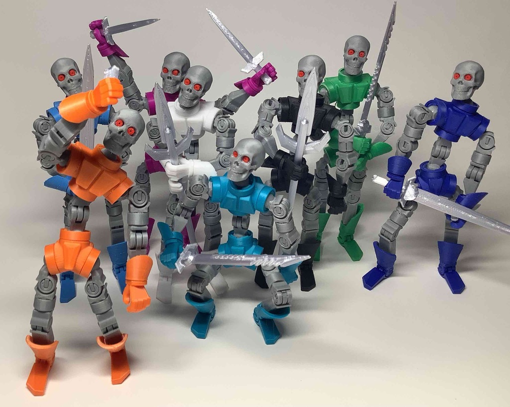 fully posable robot by JMV38 | Download free STL model | Printables.com