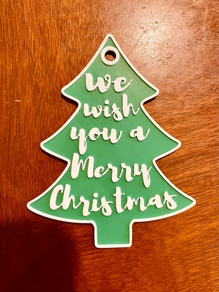 Merry X-Mas Multicolor Tree (10 cm long) by Emi Munguia @ MECA LABS ...