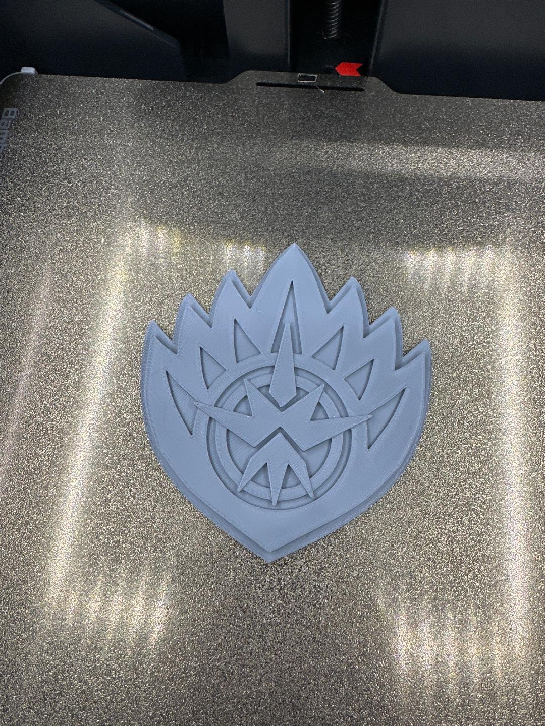 Guardians of the galaxy emblem/logo by mpartridge48 | Download free STL ...