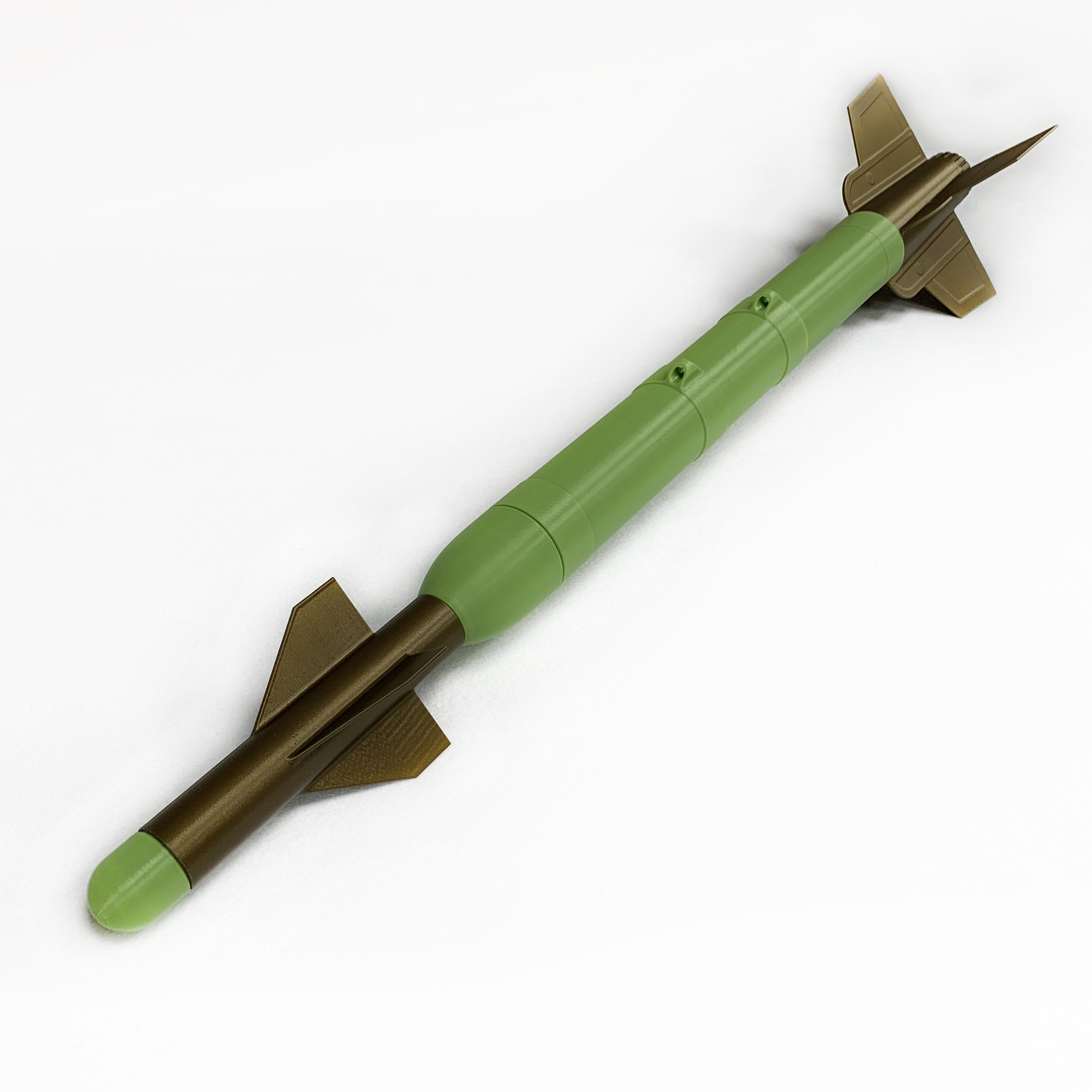 Bunker Buster Model Rocket by TperroneDesign | Printables Store