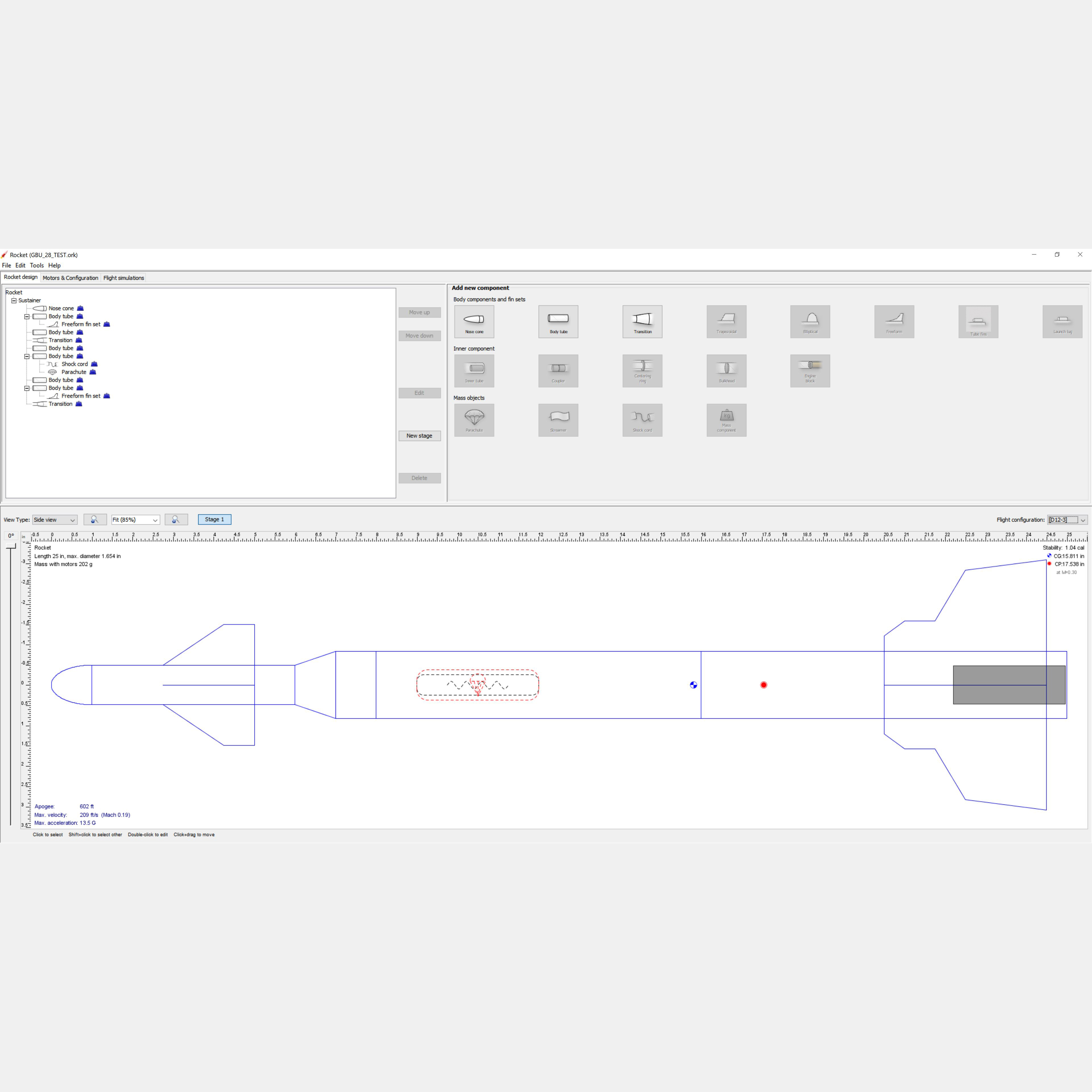 Bunker Buster Model Rocket by TperroneDesign | Printables Store