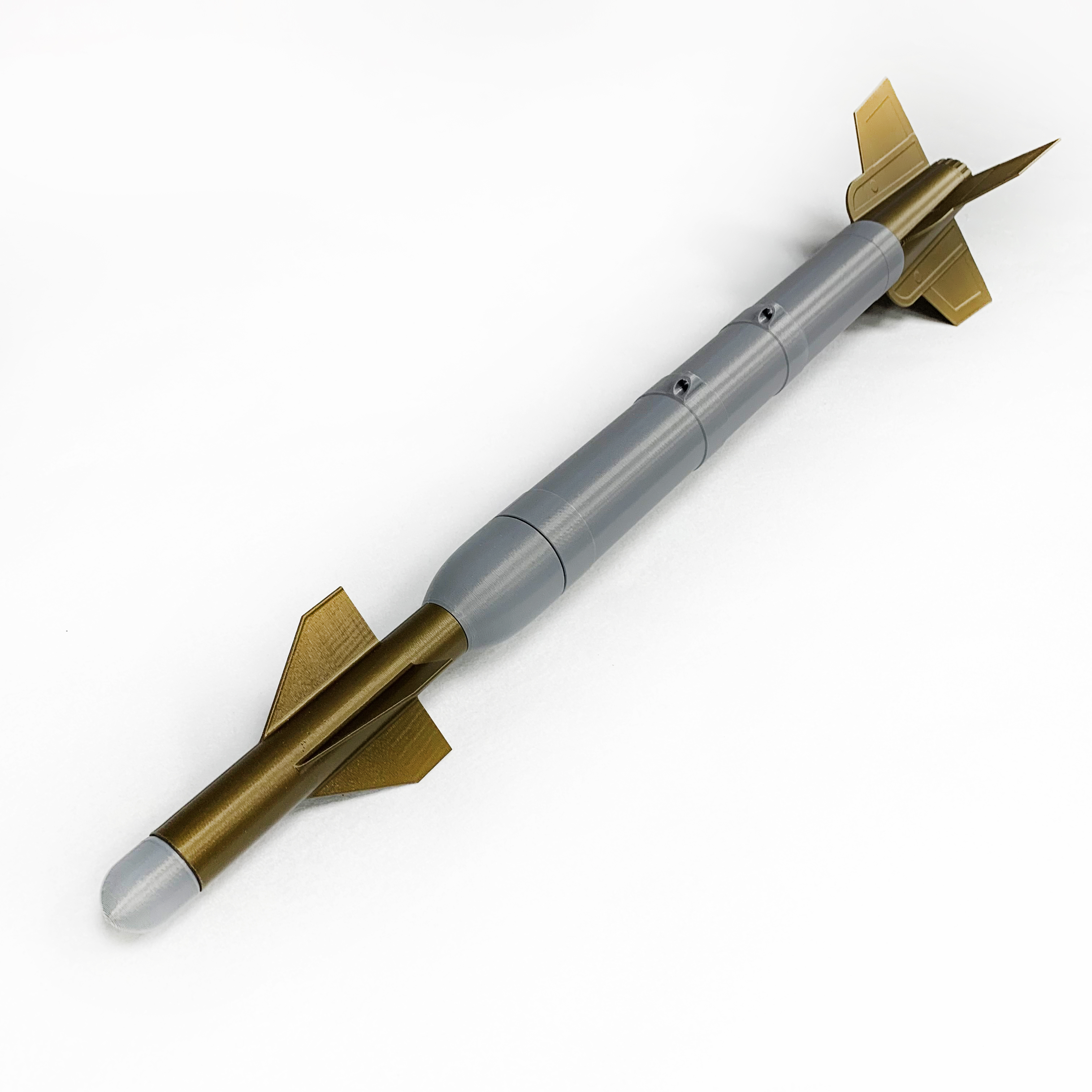 Bunker Buster Model Rocket by TperroneDesign | Printables Store