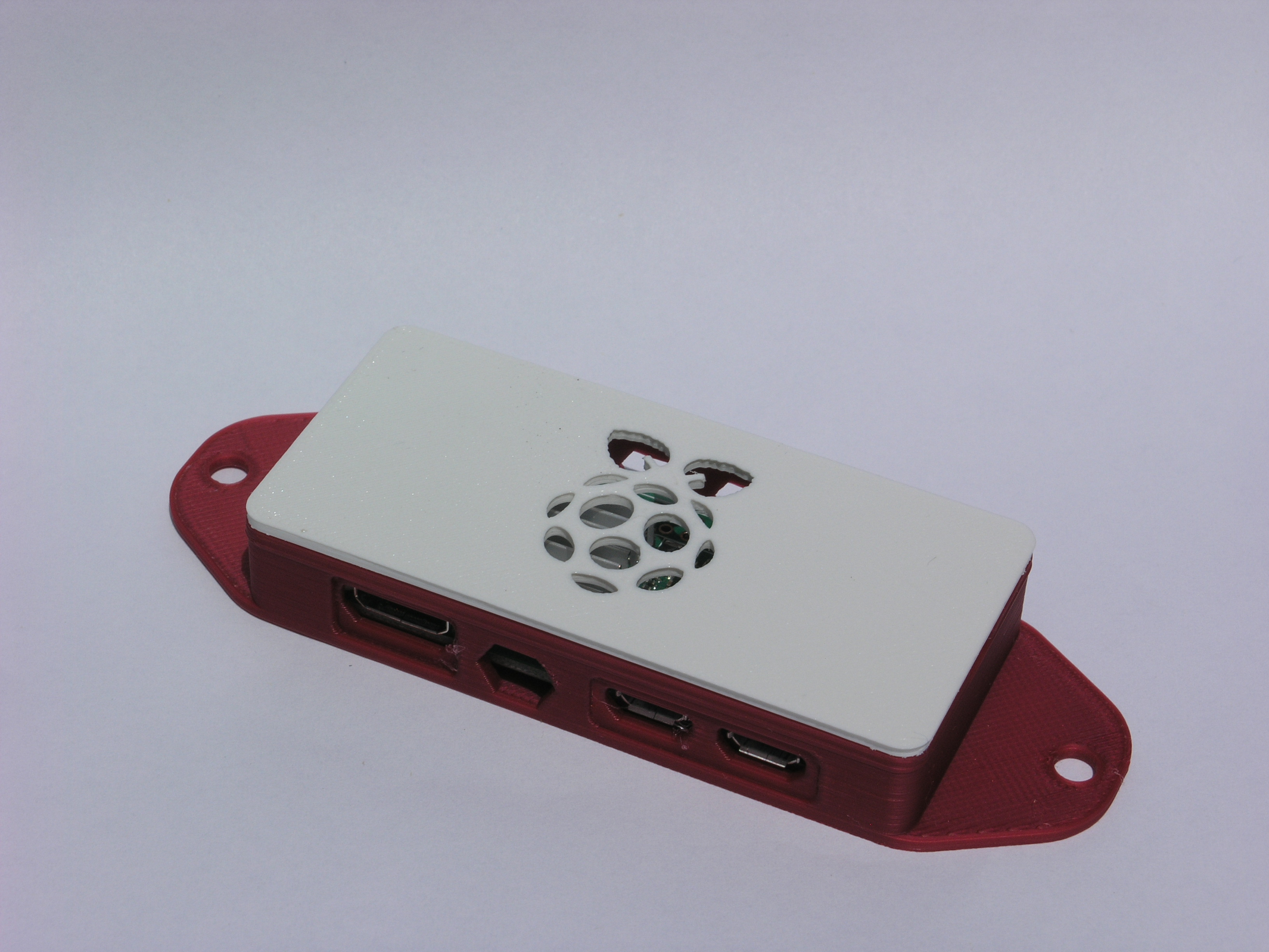 Raspberry Pi Zero simplistic case with logo [Remix] by Pea Prog ...