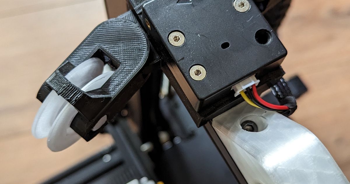 Filament roller guide & runout sensor mount for Ender 3 v2 Neo by ...