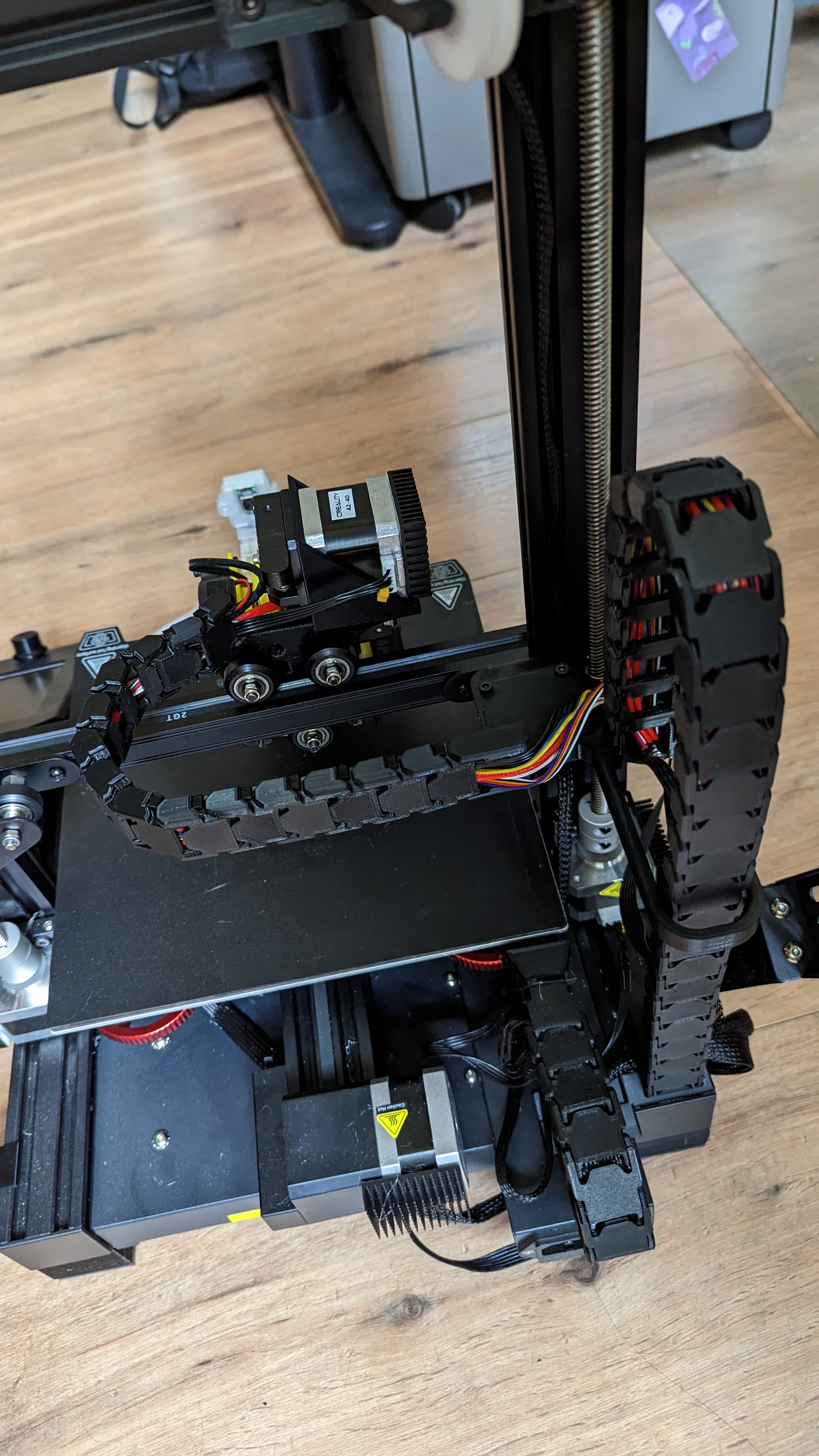 Ender 3 v2 Neo Cable Chain and Direct Drive extruder mount by ...