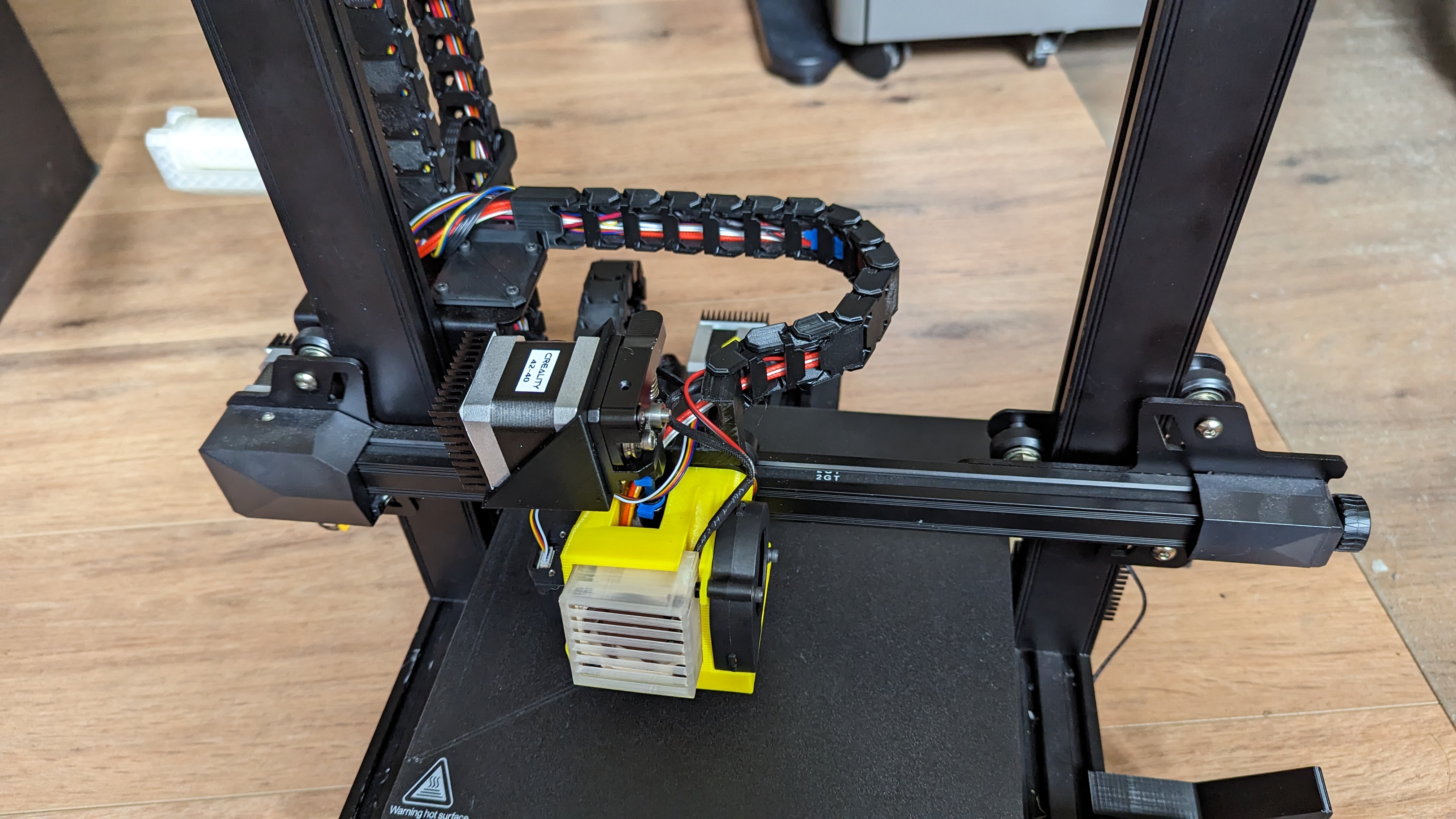 Ender 3 v2 Neo Cable Chain and Direct Drive extruder mount by CosmicNimbus | Download free STL ...
