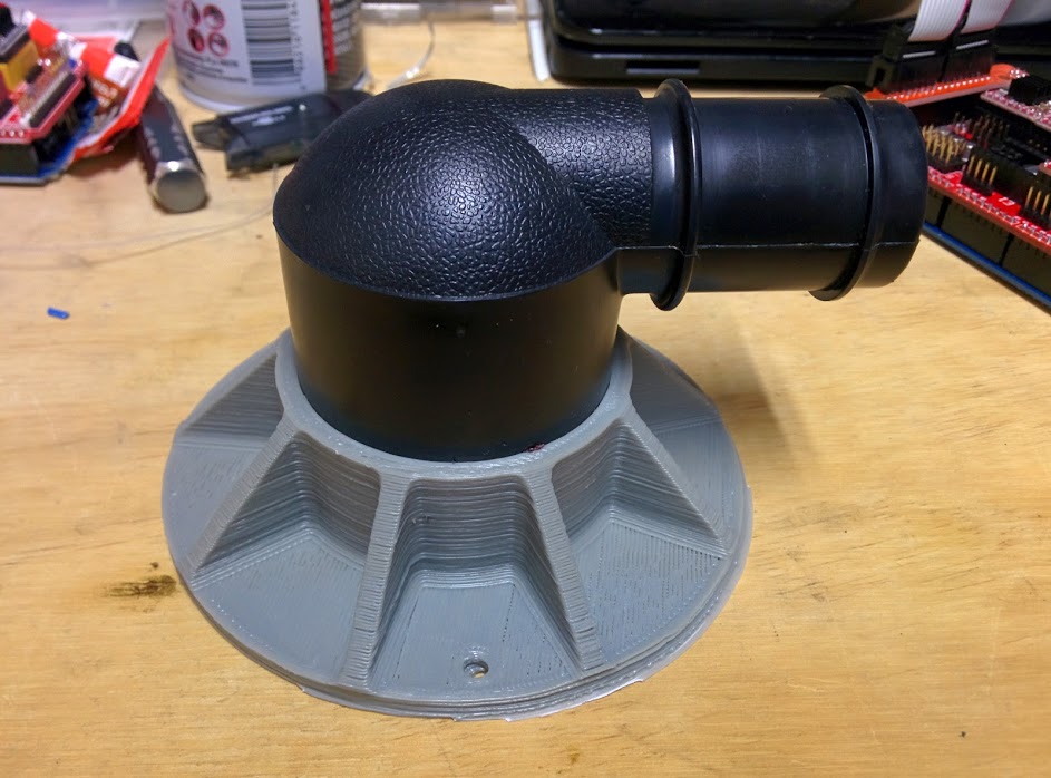 Sandblast vacuum adapter by outcastrc | Download free STL model ...