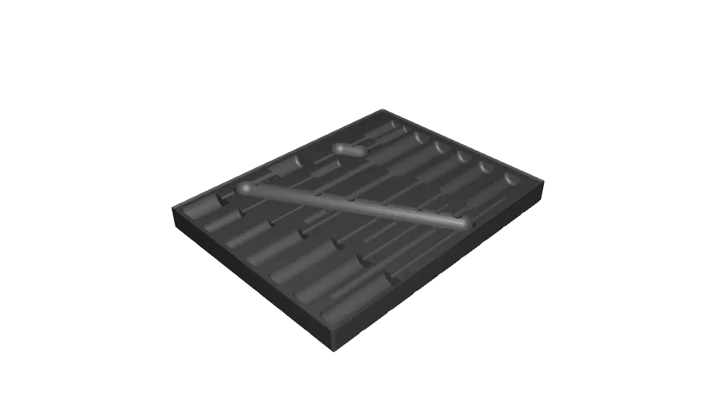 Gridfinity - Craftsman Screwdriver Holder by Chris D | Download free ...