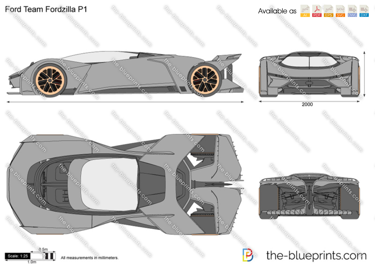 Team Fordzilla P1 von Inkwell | Kostenloses STL-Modell herunterladen ...