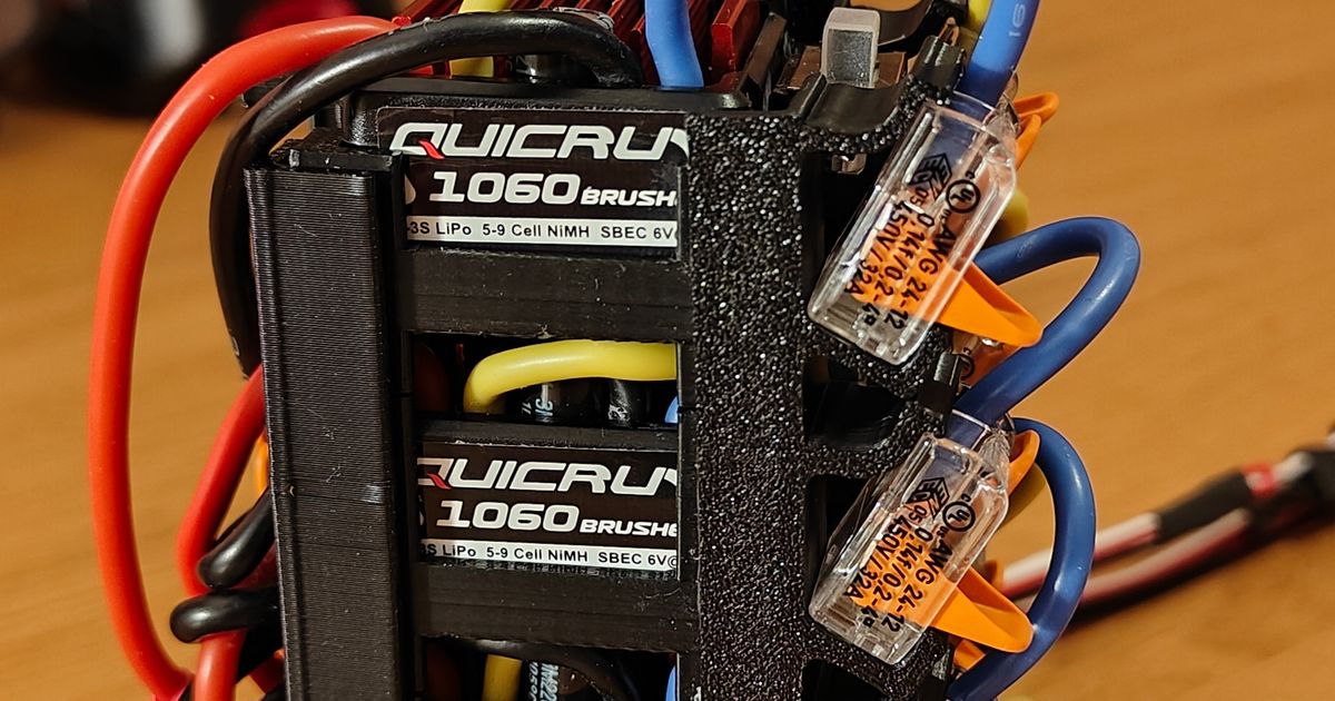 ESC Holder x4 by Craig | Download free STL model | Printables.com