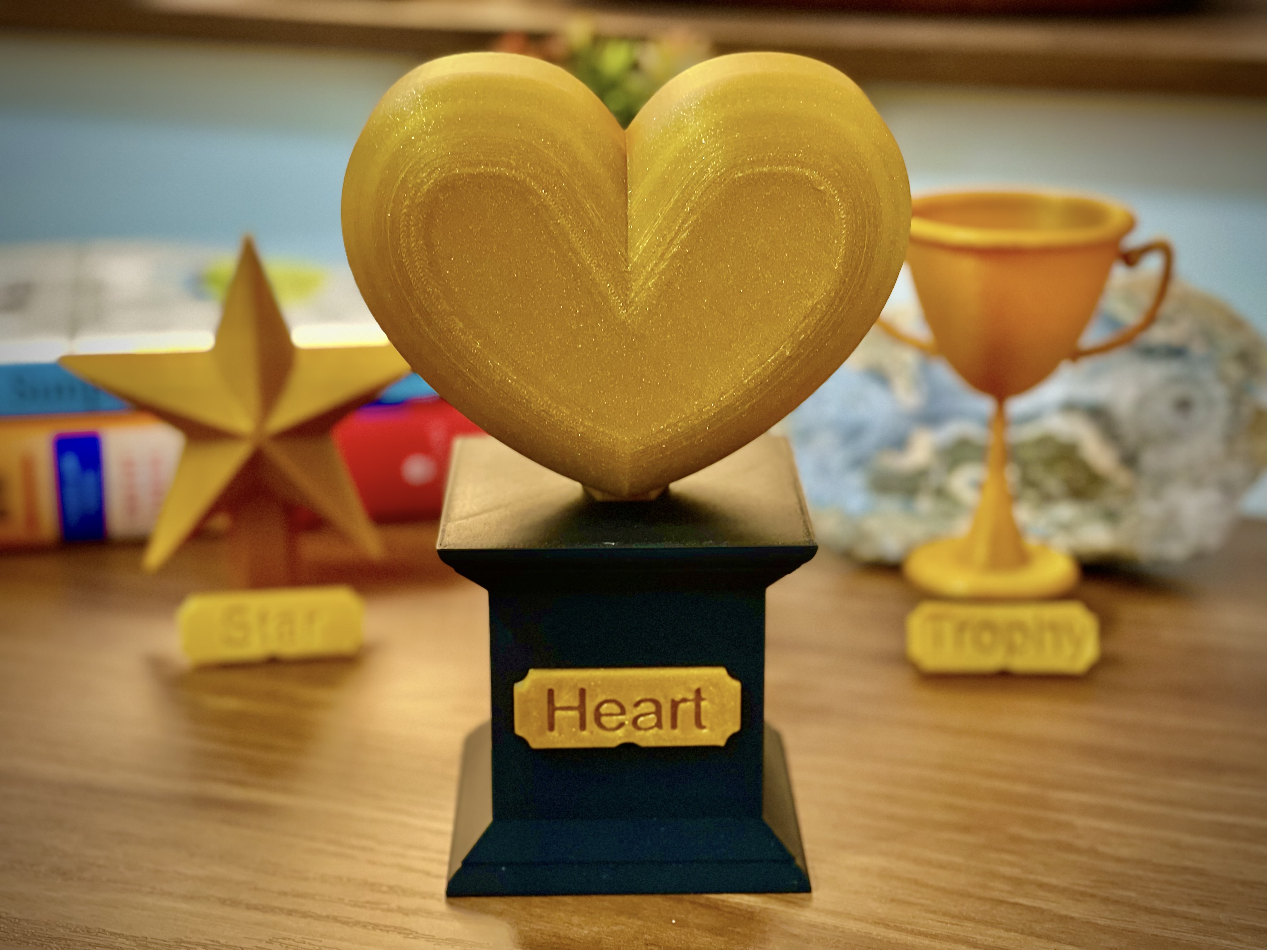 Modular Award (Trophy, Heart, or Star) by JKSantos | Download free STL ...