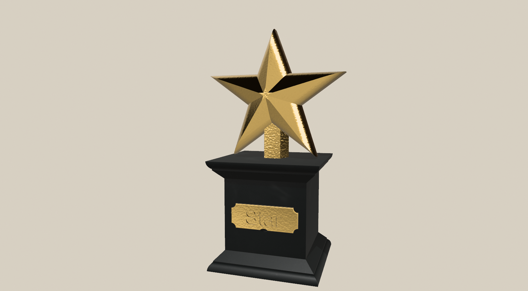 Modular Award (Trophy, Heart, or Star) by JKSantos | Download free STL ...