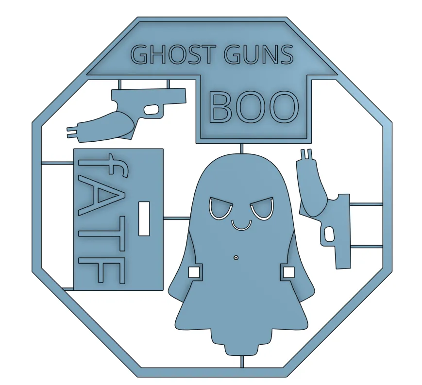 Ghost Guns snap together toy by scul | Download free STL model ...