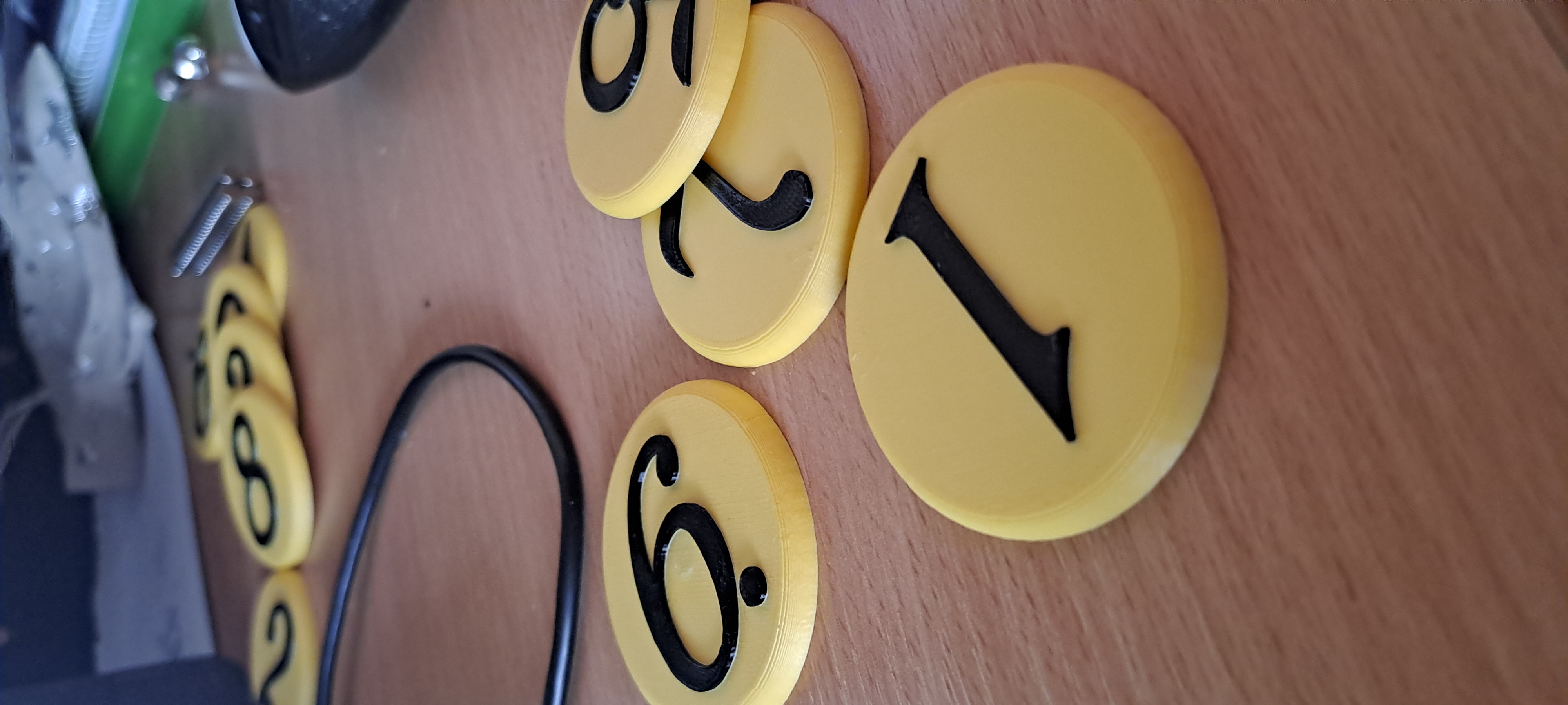 Magnetic board Numbers by Juráš Ch. | Download free STL model ...