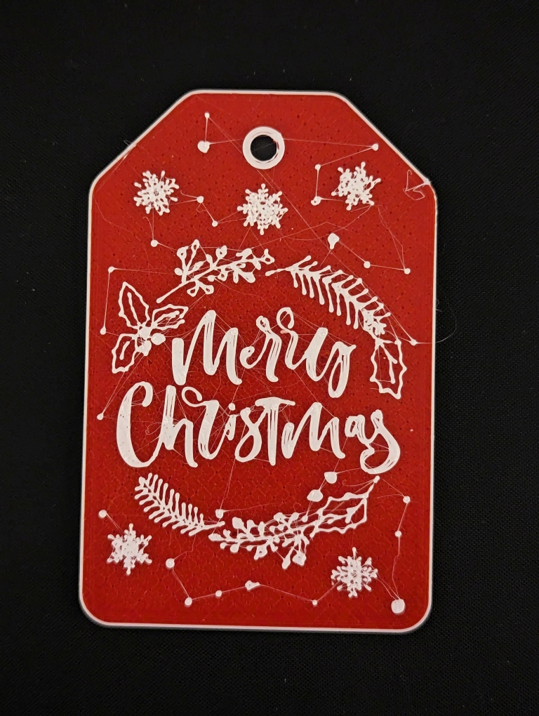 Christmas Present Tag by Bukken | Download free STL model | Printables.com