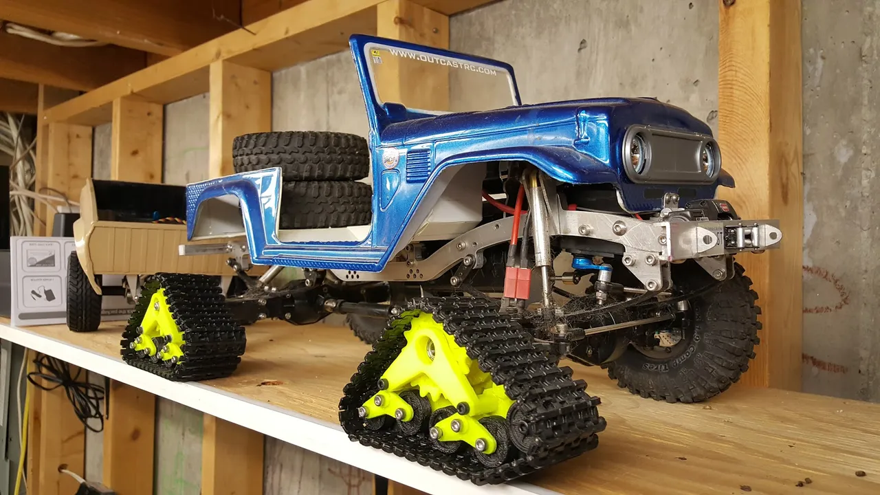 1/8 scale working mattracks by outcastrc | Download free STL model ...