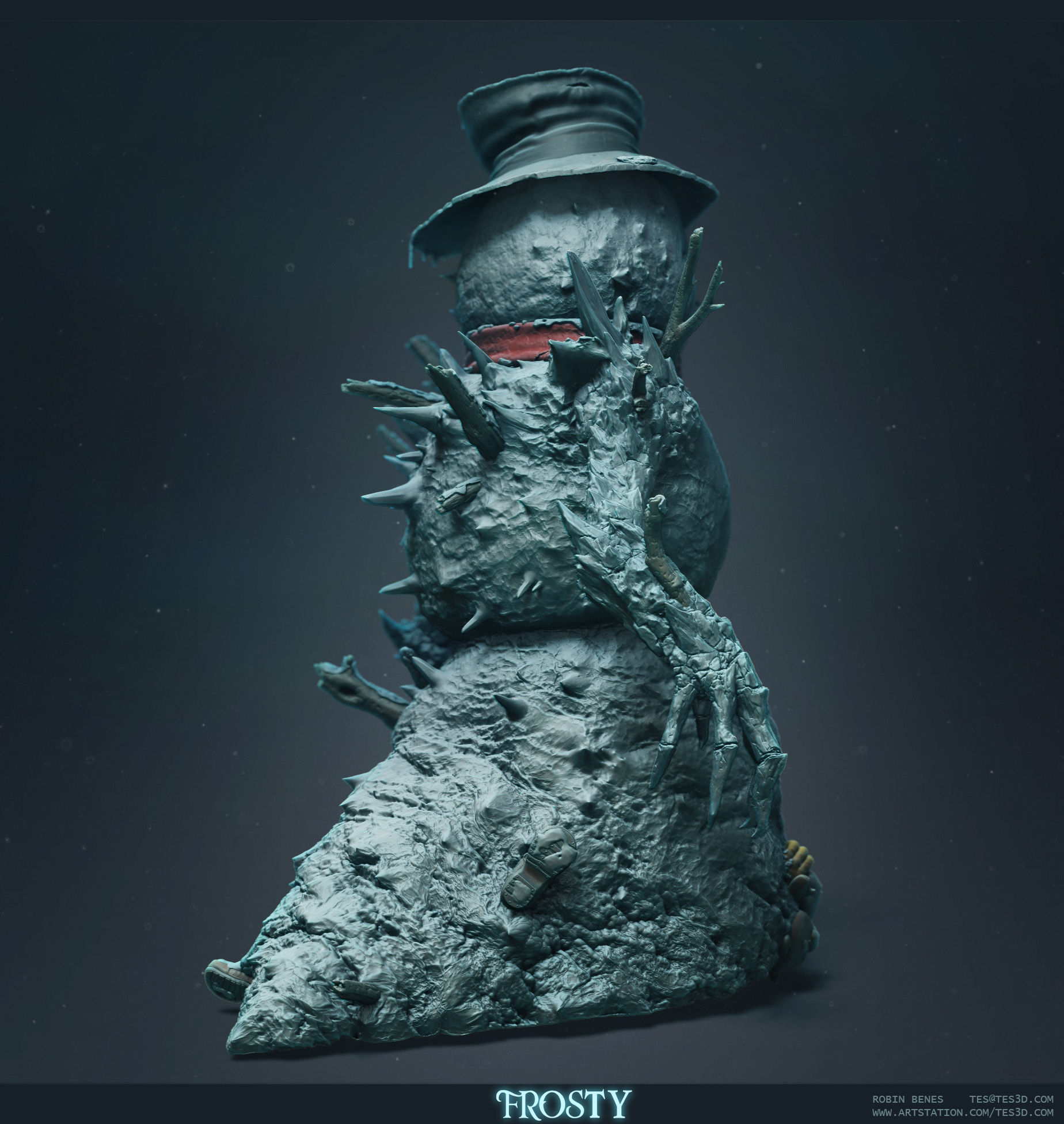 Frosty - The Cold Devourer by tes3d | Download free STL model ...