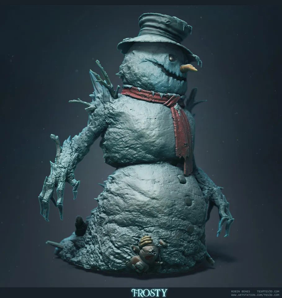 Frosty - The Cold Devourer by tes3d | Download free STL model ...