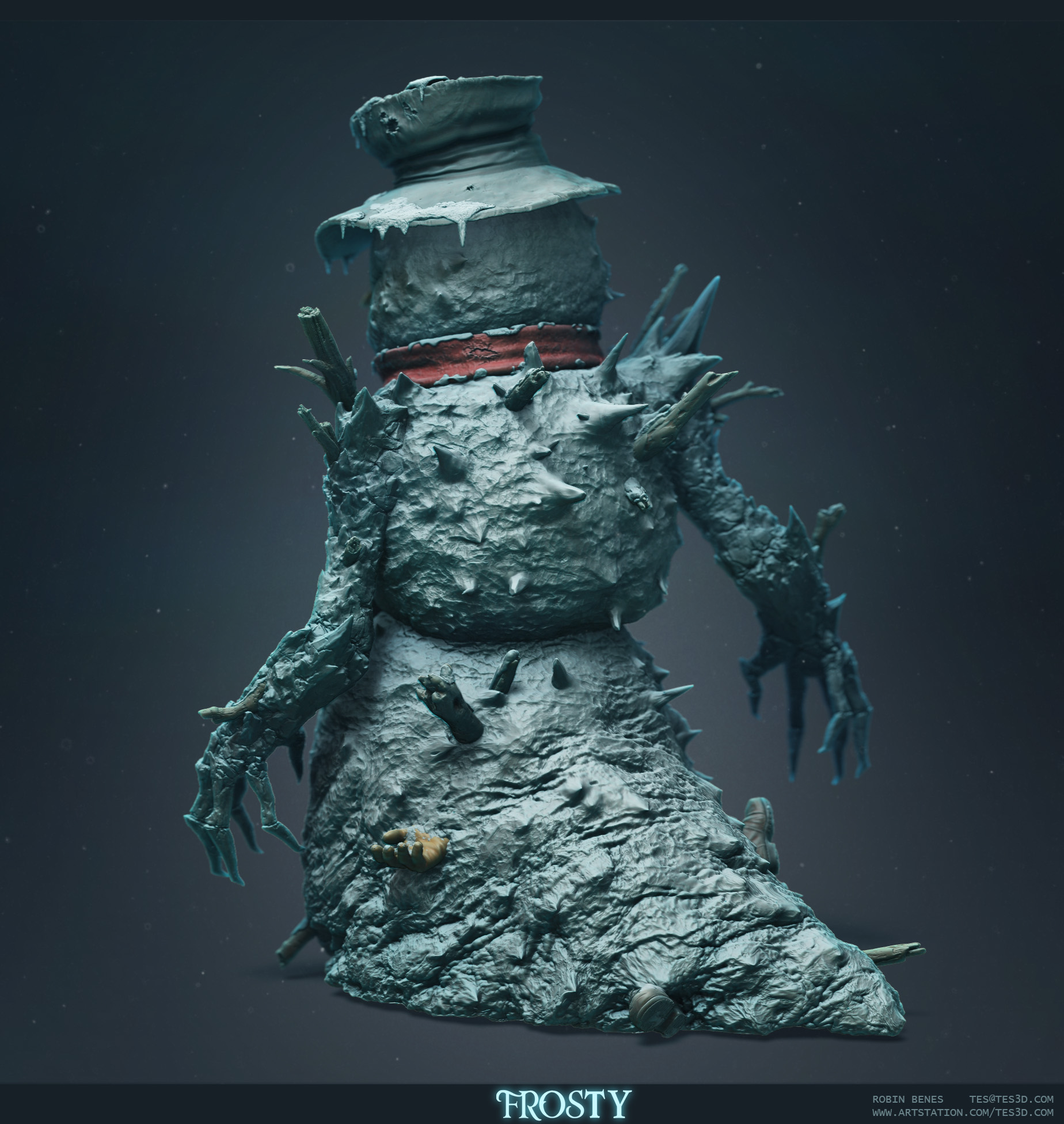 Frosty - The Cold Devourer by tes3d | Download free STL model ...