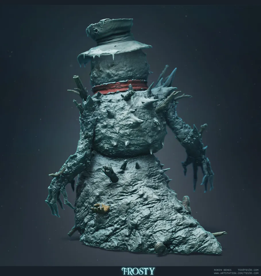 Frosty - The Cold Devourer by tes3d | Download free STL model ...