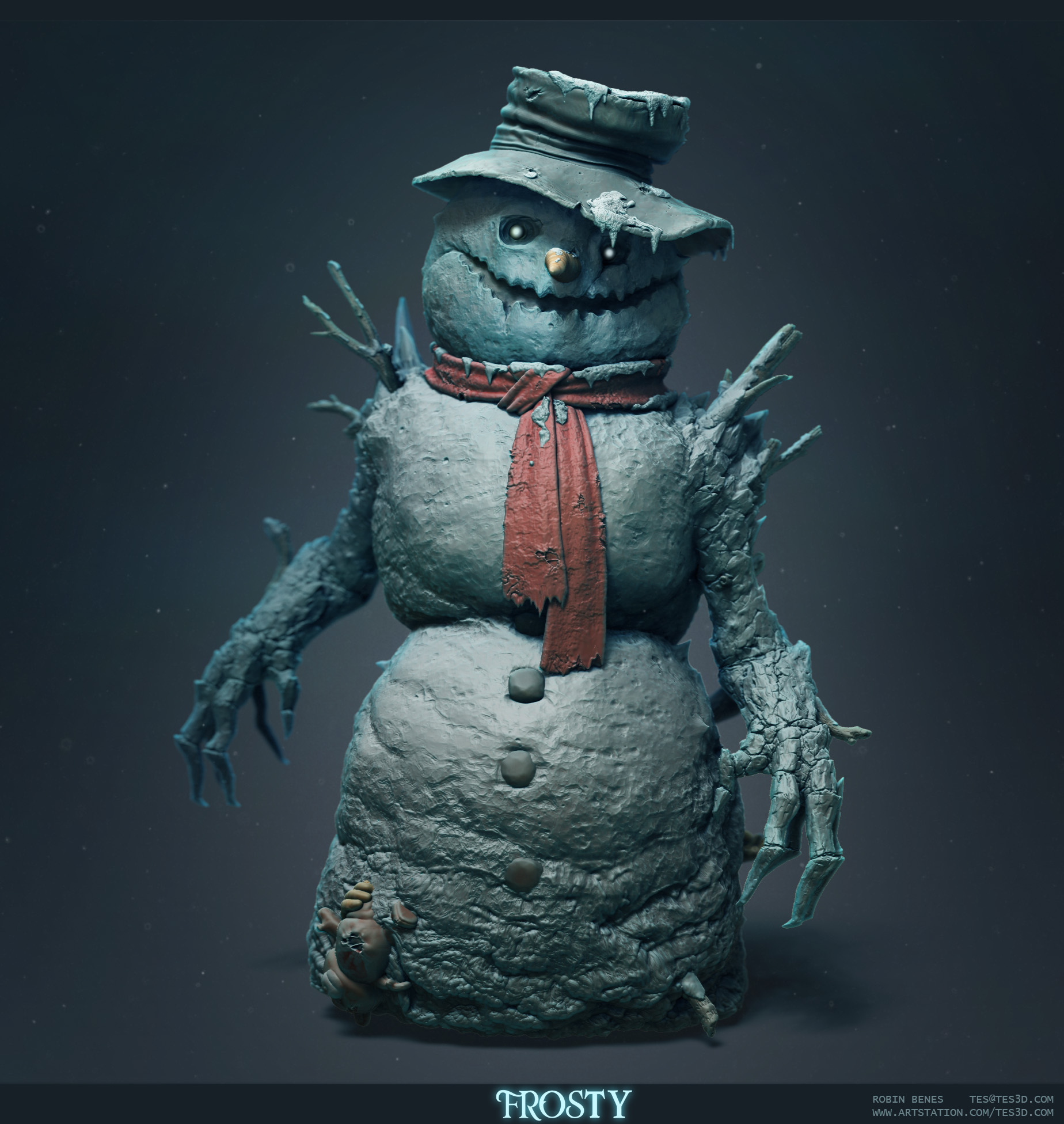 Frosty - The Cold Devourer by tes3d | Download free STL model ...