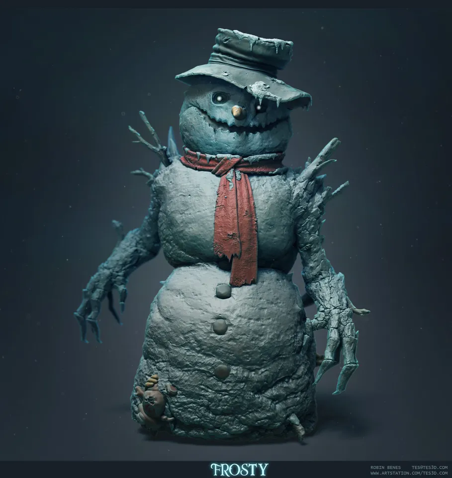Frosty - The Cold Devourer by tes3d | Download free STL model ...